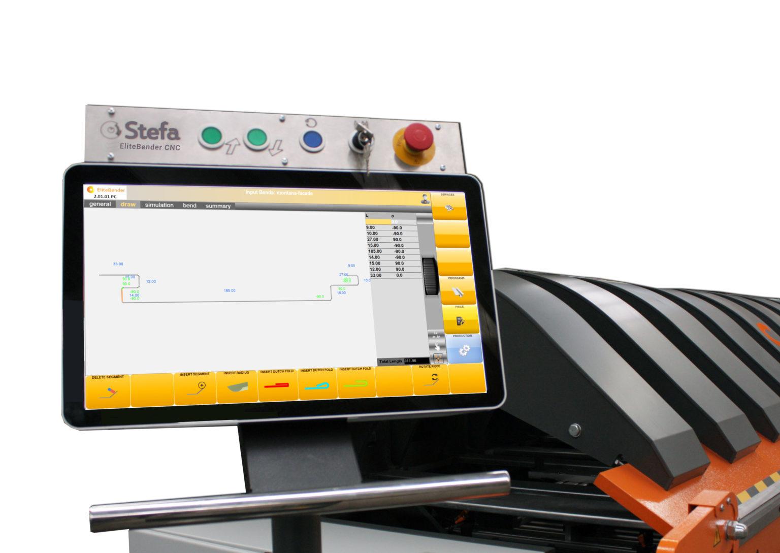 Stefa Folding Machine VH | Long Metal Bending Machine